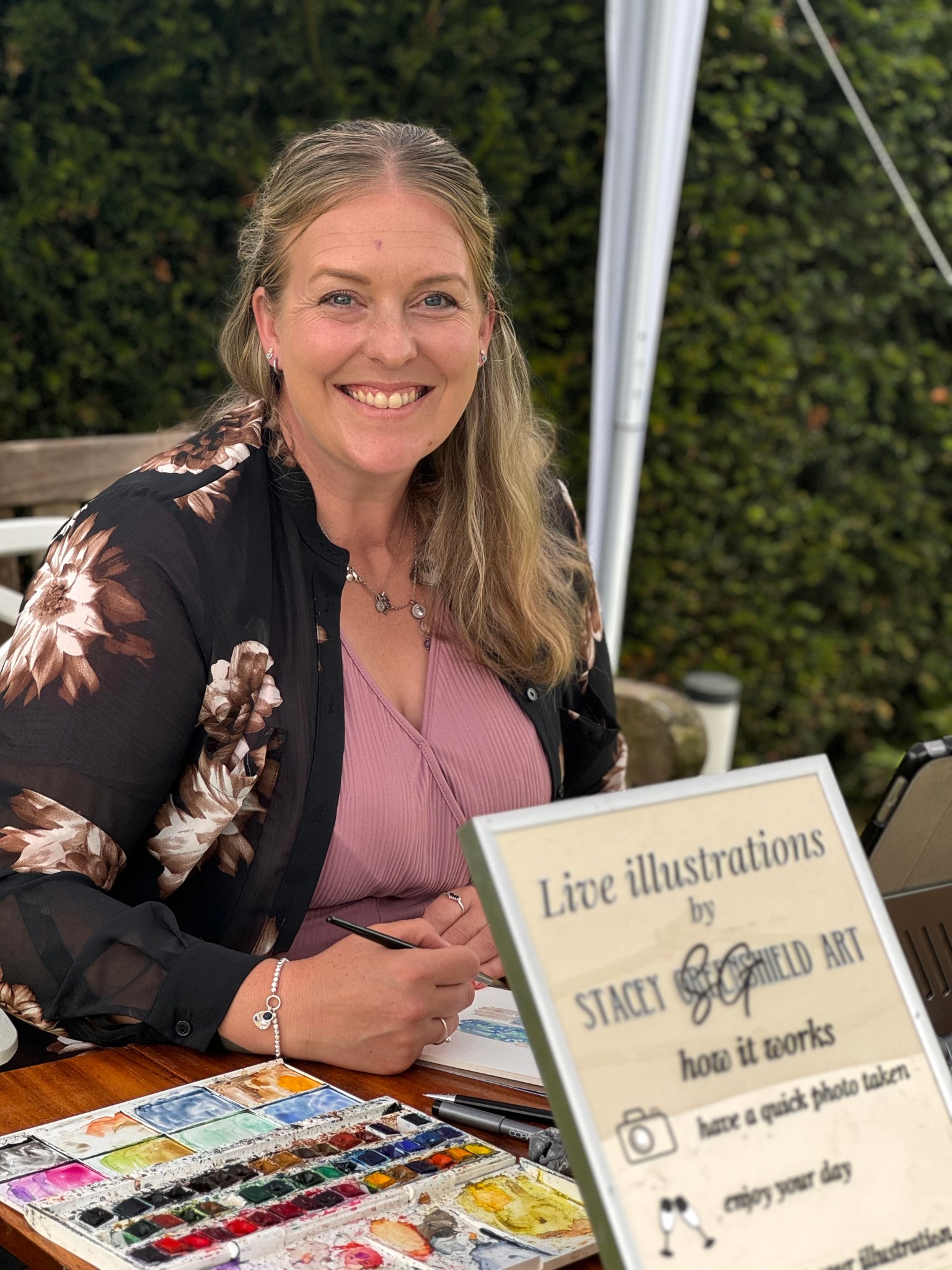 How does live illustration work?! – Stacey Greenshield Art