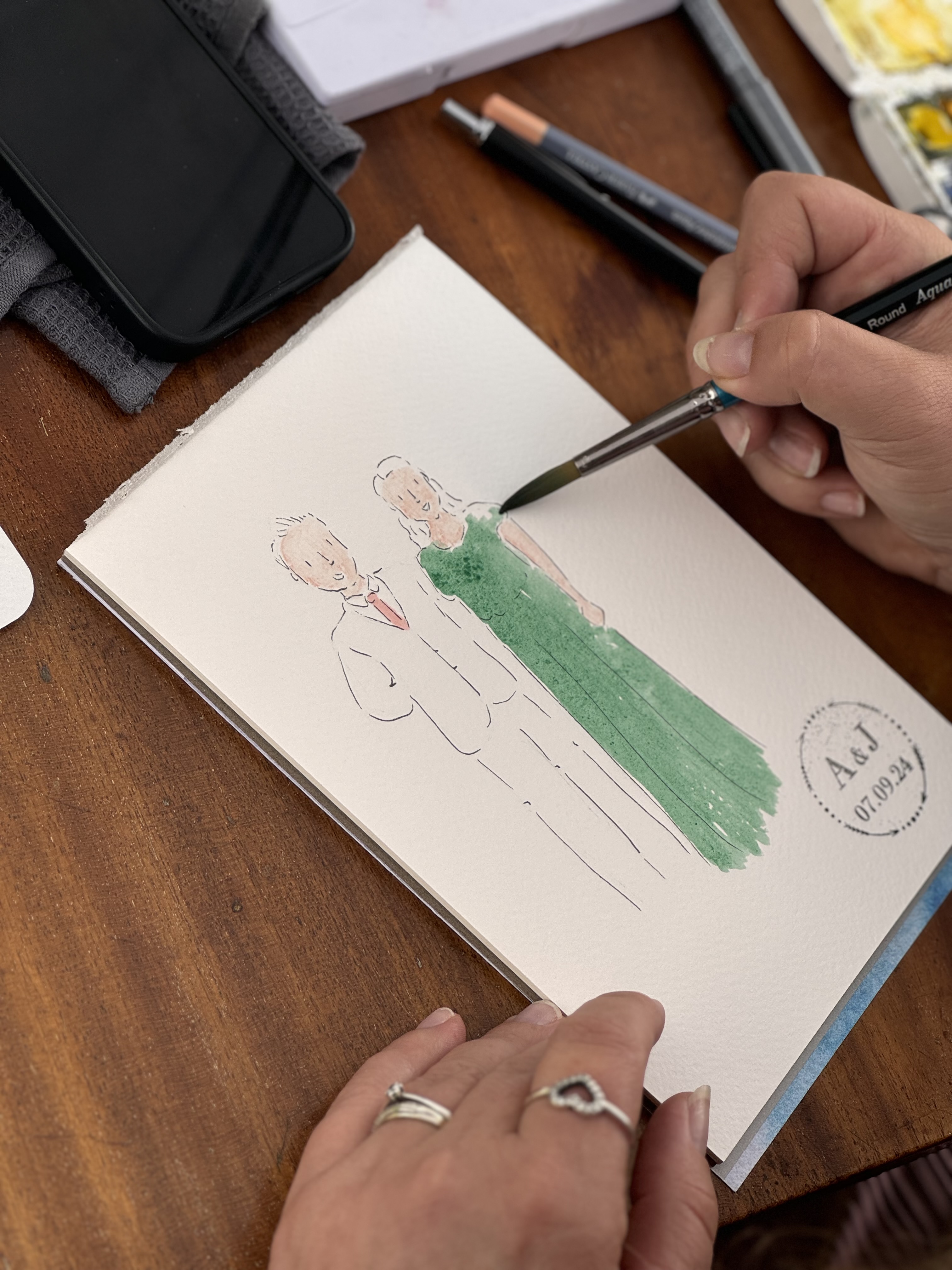 How does live illustration work?! – Stacey Greenshield Art